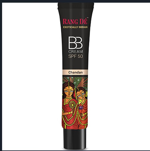 Rang De BB Cream SPF 50 Chandan Light Face Makeup With Natural Coverag ...